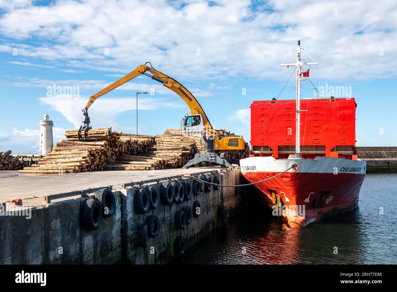 Buckie Harbour, Buckie, Moray, UK. 14th Aug, 2023. This is the General ...