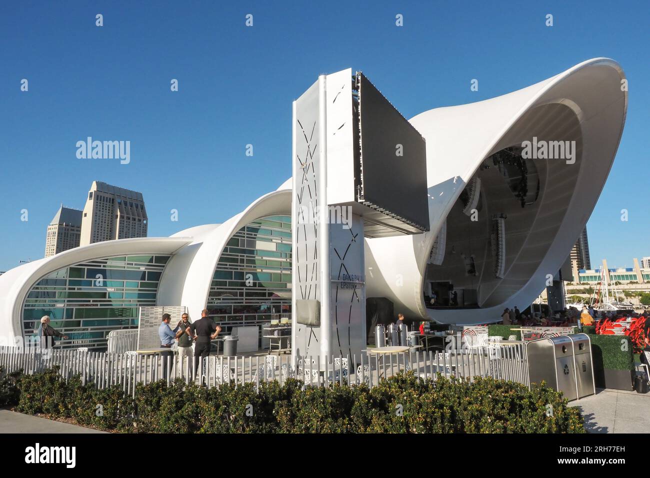 The Rady Shell, concert hall at the Jacobs Park in San Diego ...