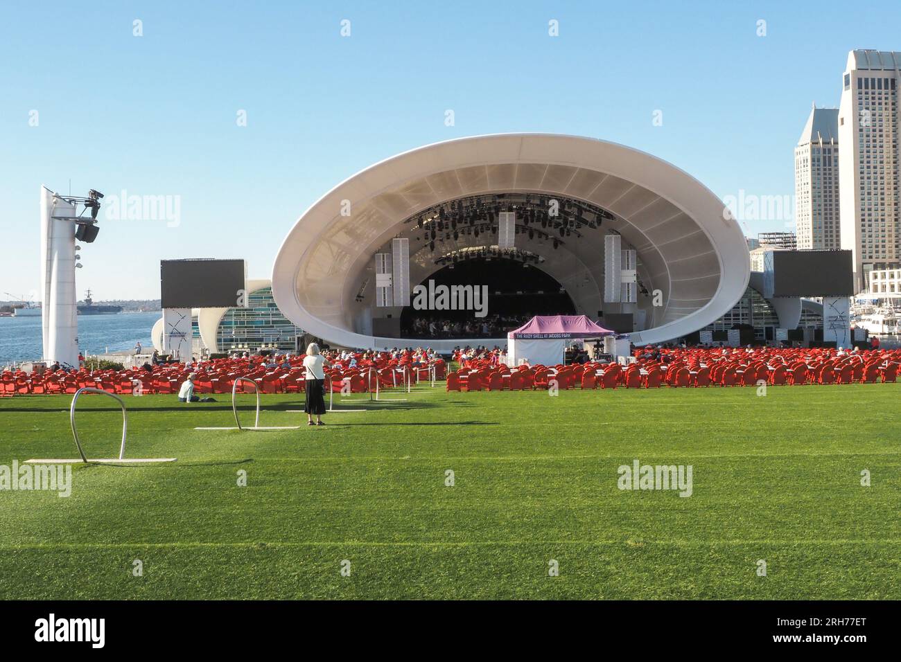 The Rady Shell, concert hall at the Jacobs Park in San Diego ...