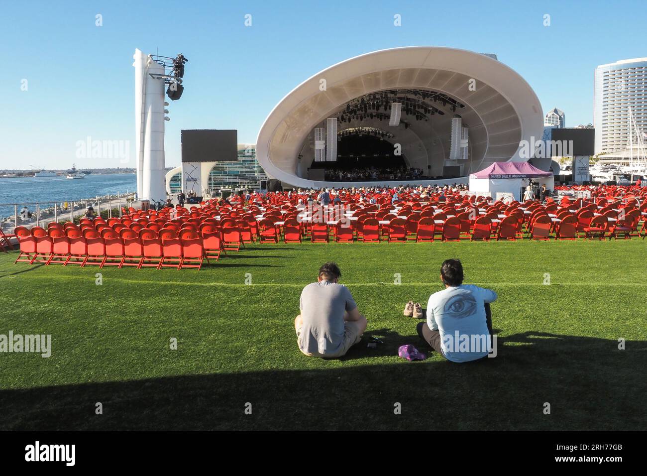 The Rady Shell, concert hall at the Jacobs Park in San Diego ...