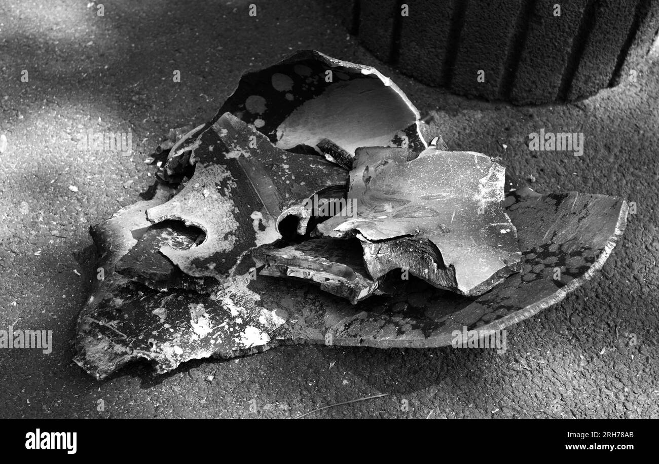 Rocket danger attack Black and White Stock Photos & Images - Alamy