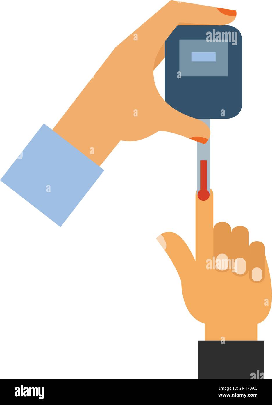 Measuring blood sugar level icon Stock Vector Image & Art - Alamy