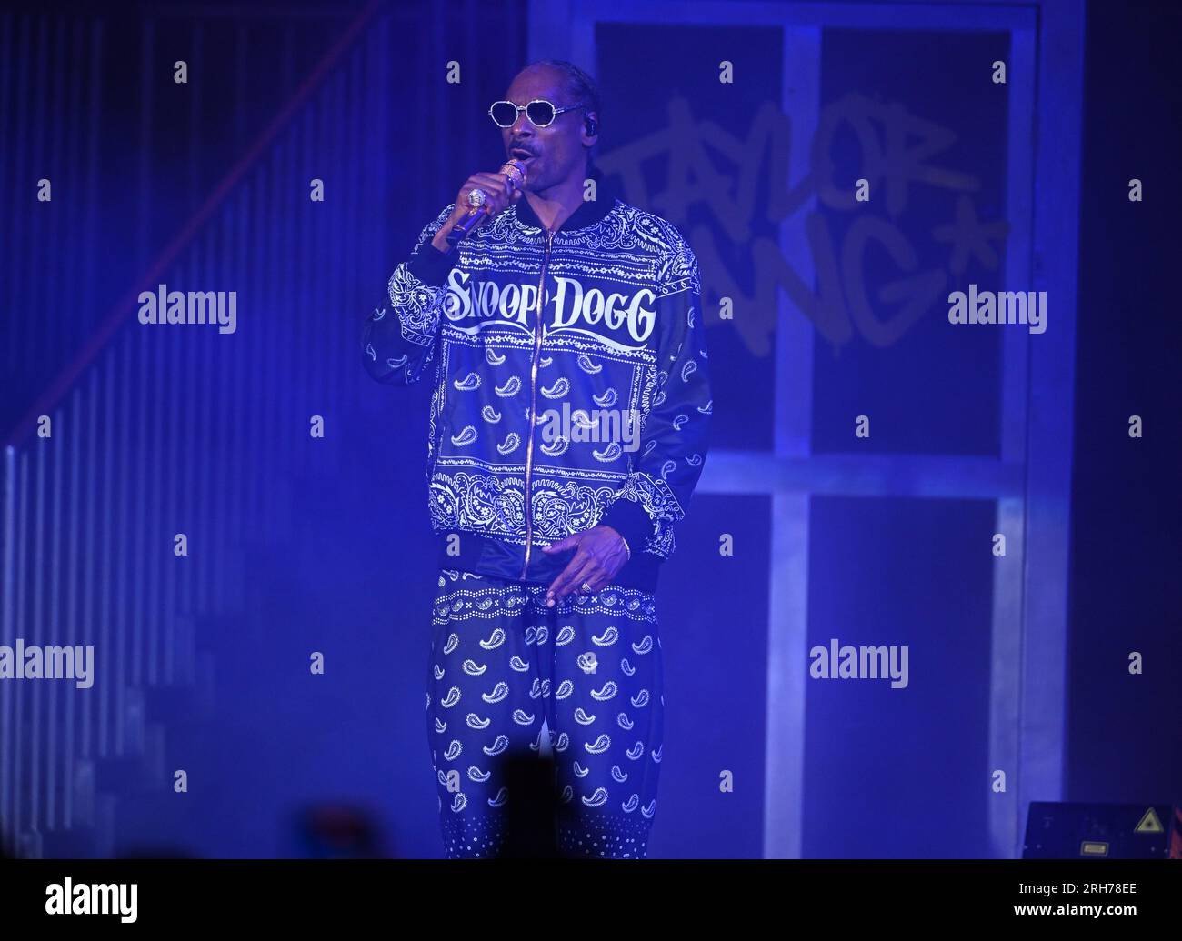 West Palm Beach, FL, USA. 13th Aug, 2023. Snoop Dogg performs during ...