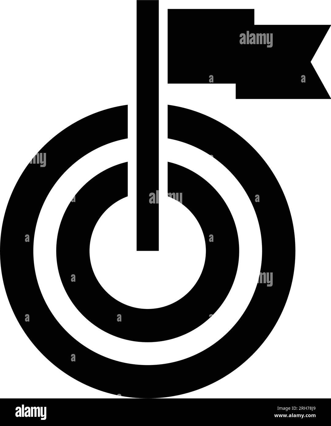 Business purpose black icon Black and White Stock Photos & Images - Alamy