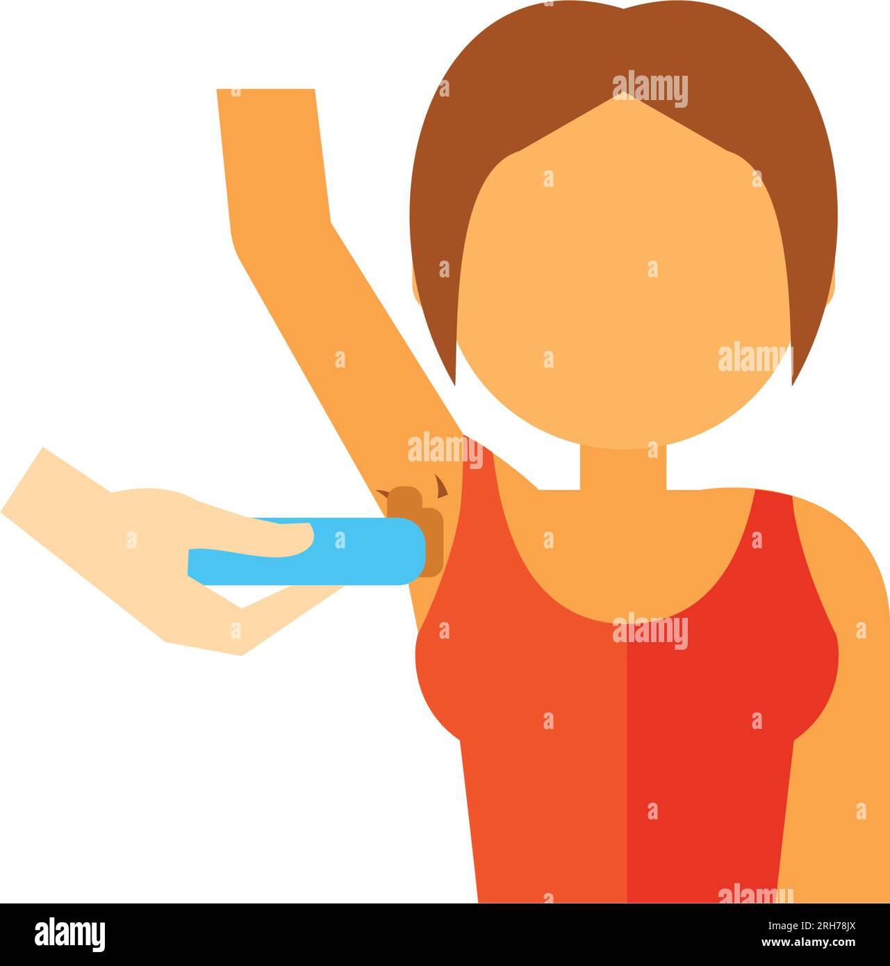 Epilation process icon Stock Vector Image & Art - Alamy