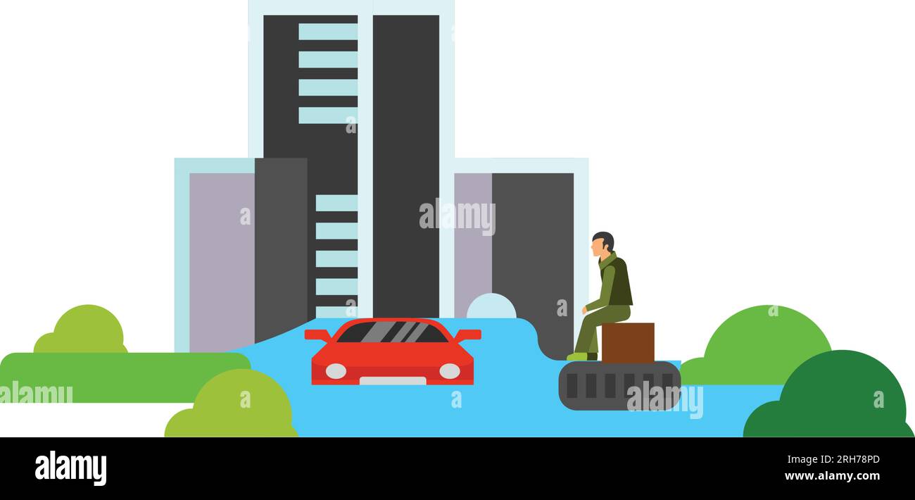 Building flood Cut Out Stock Images & Pictures - Alamy