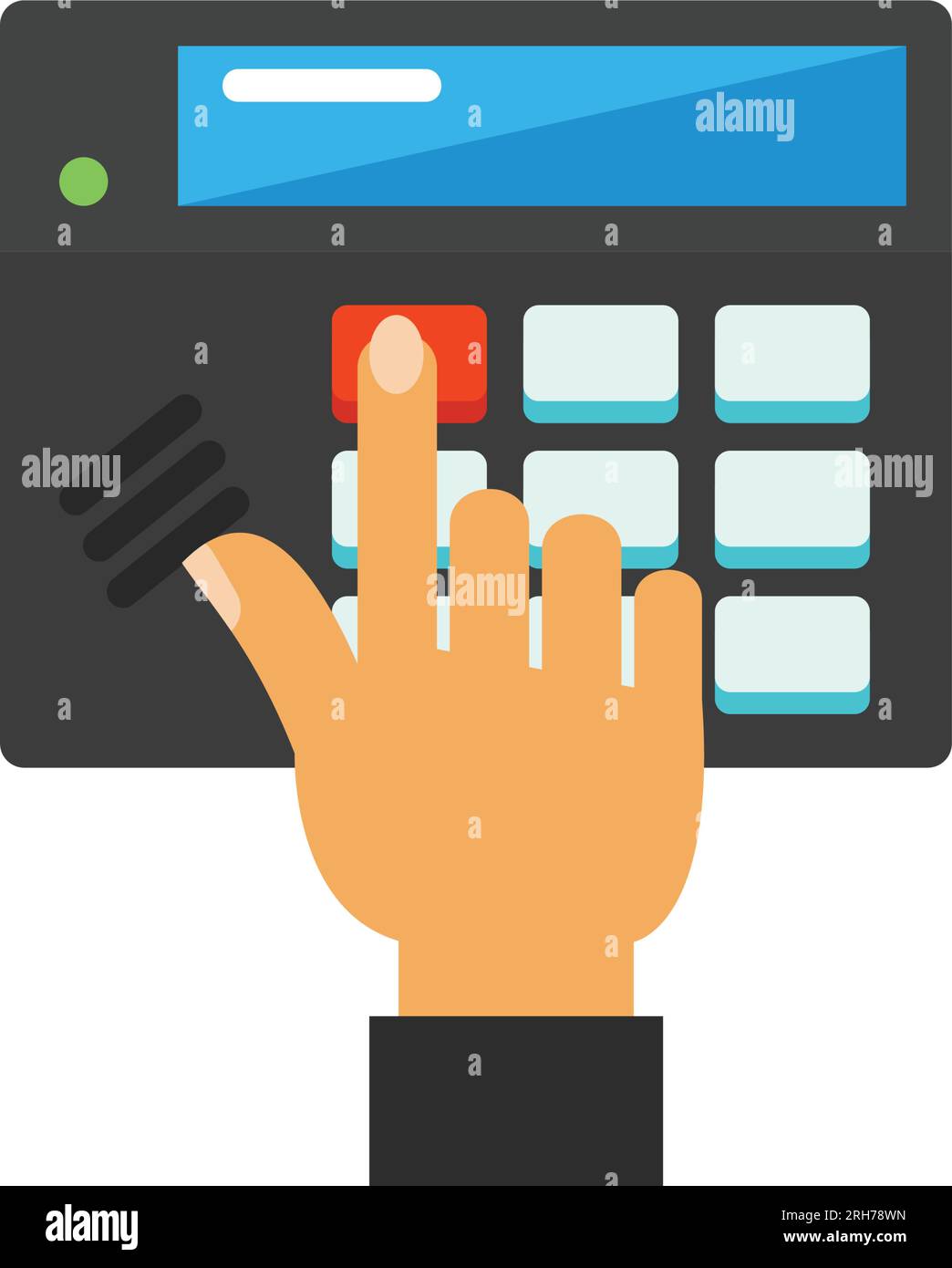 Entering into office Cut Out Stock Images & Pictures - Alamy