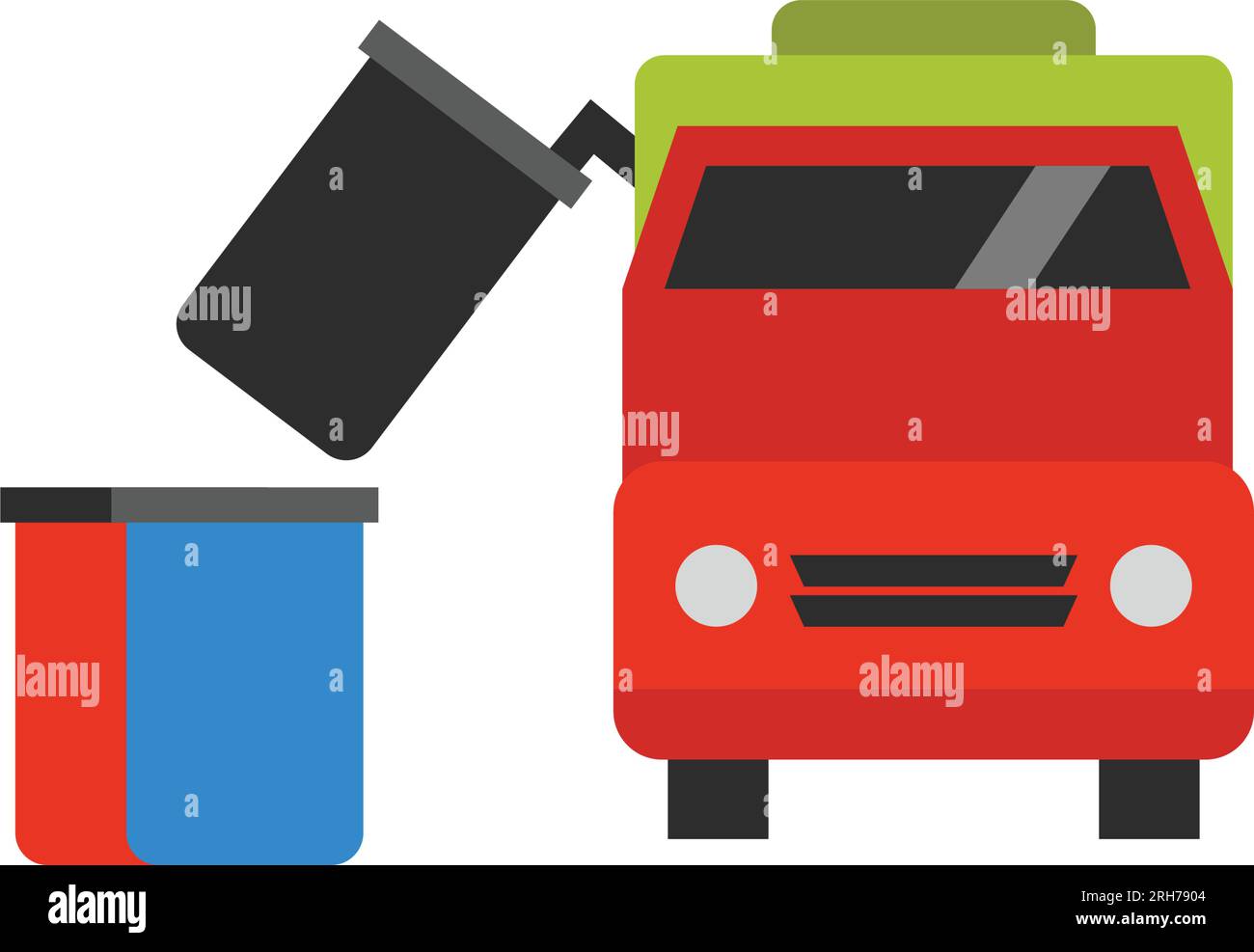 Removing rubbish Stock Vector Images - Alamy