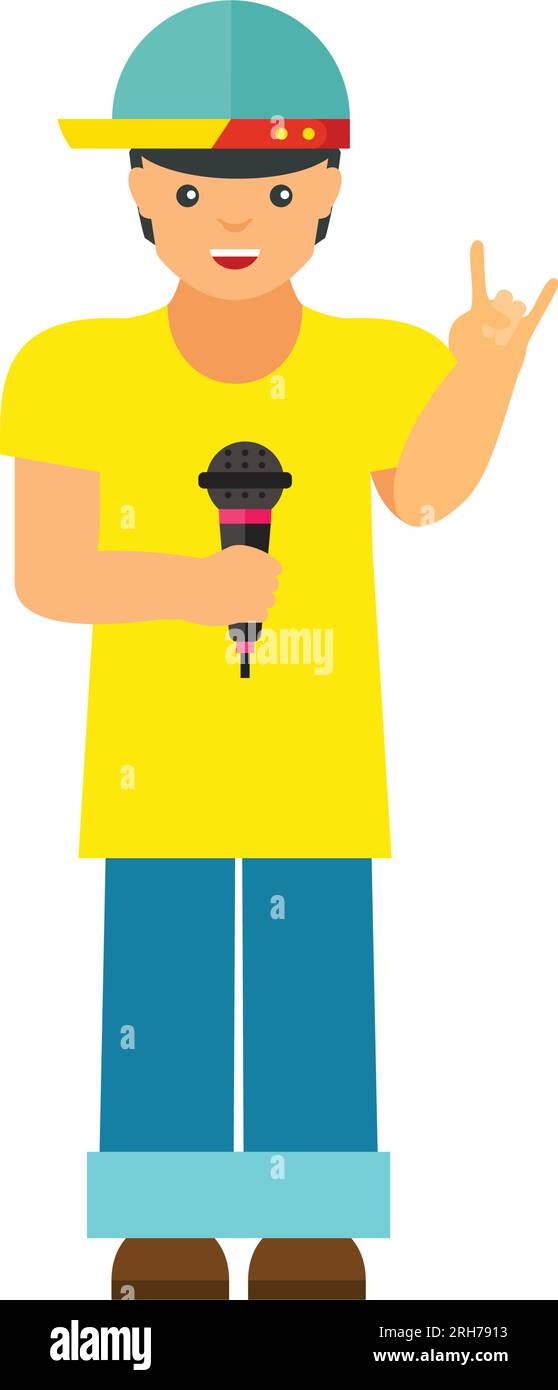 Rapper singing street hi-res stock photography and images - Alamy