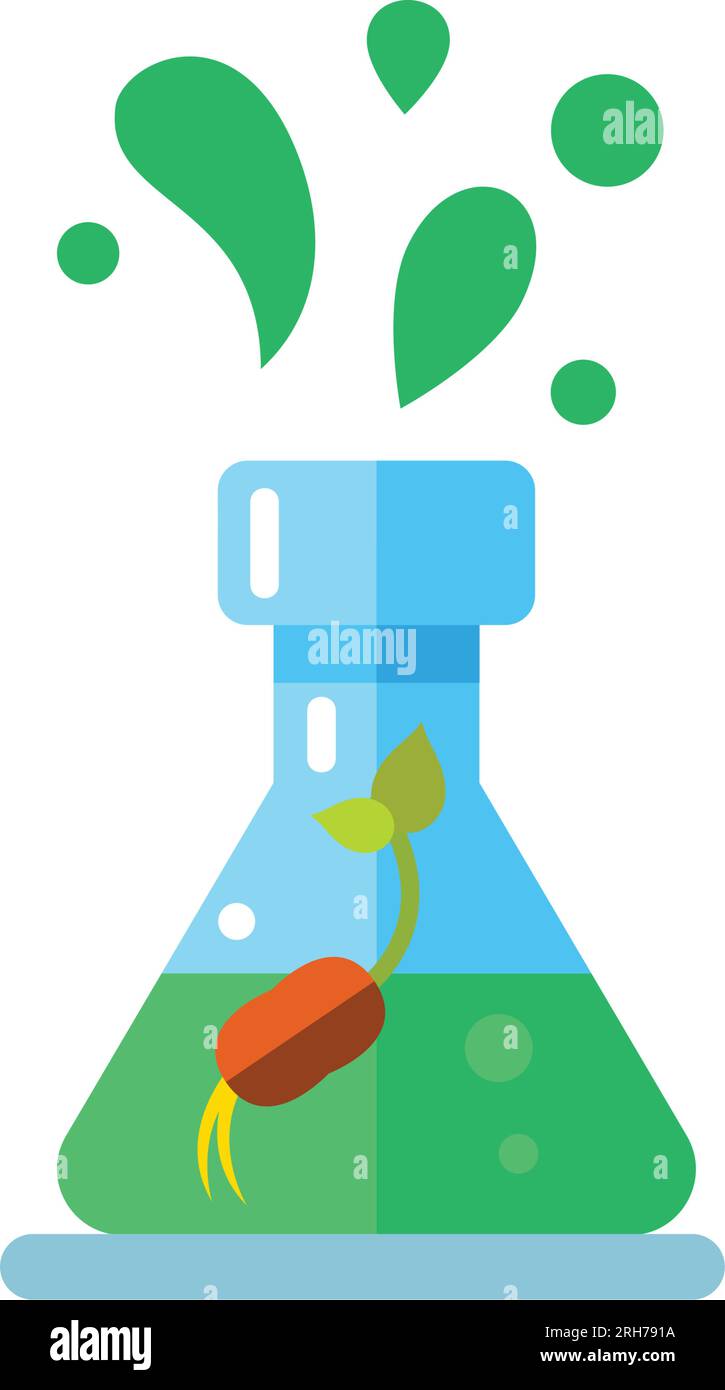 Plant from test tube icon Stock Vector Image & Art - Alamy