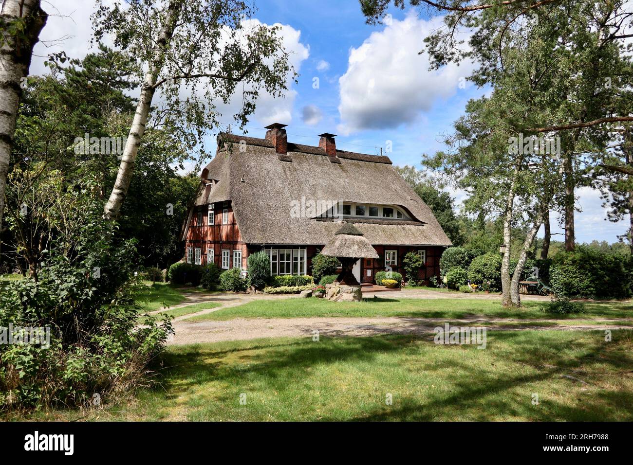 The Atelier de Bruycker at Höpenberg, Schneverdingen Stock Photo - Alamy