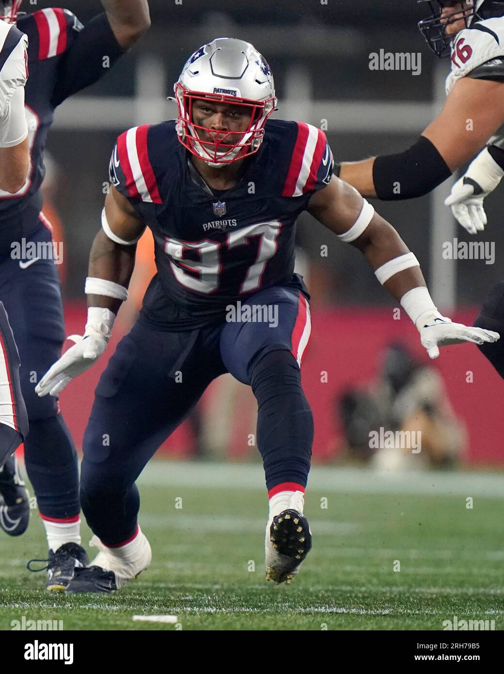 New England Patriots defensive end DaMarcus Mitchell (97) during the ...