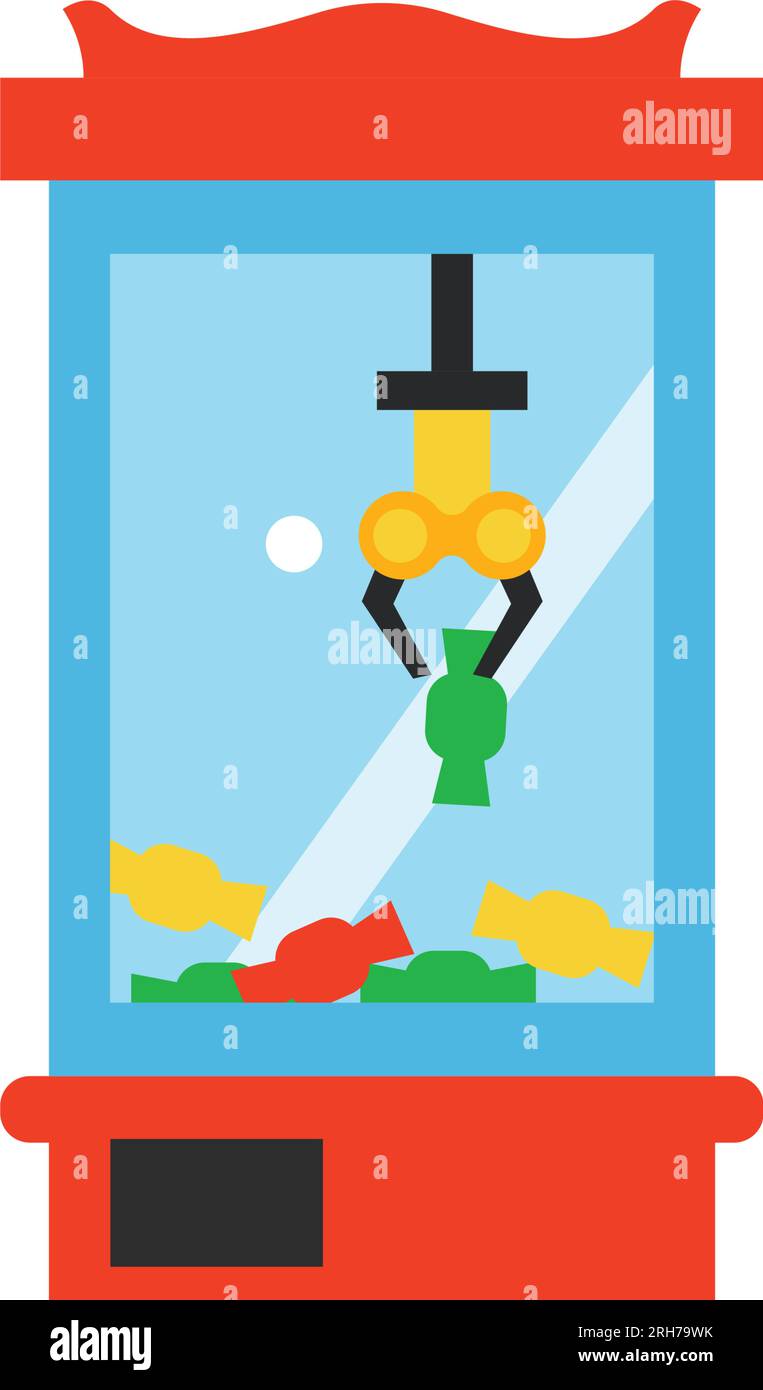 Claw prize machine game Stock Vector Images - Alamy