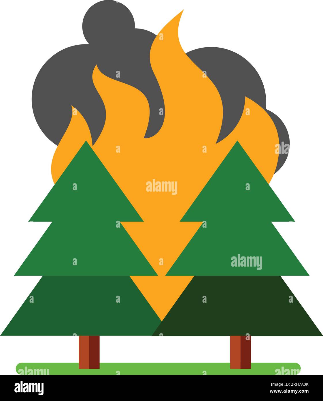 Fire wood burning in Cut Out Stock Images & Pictures - Alamy