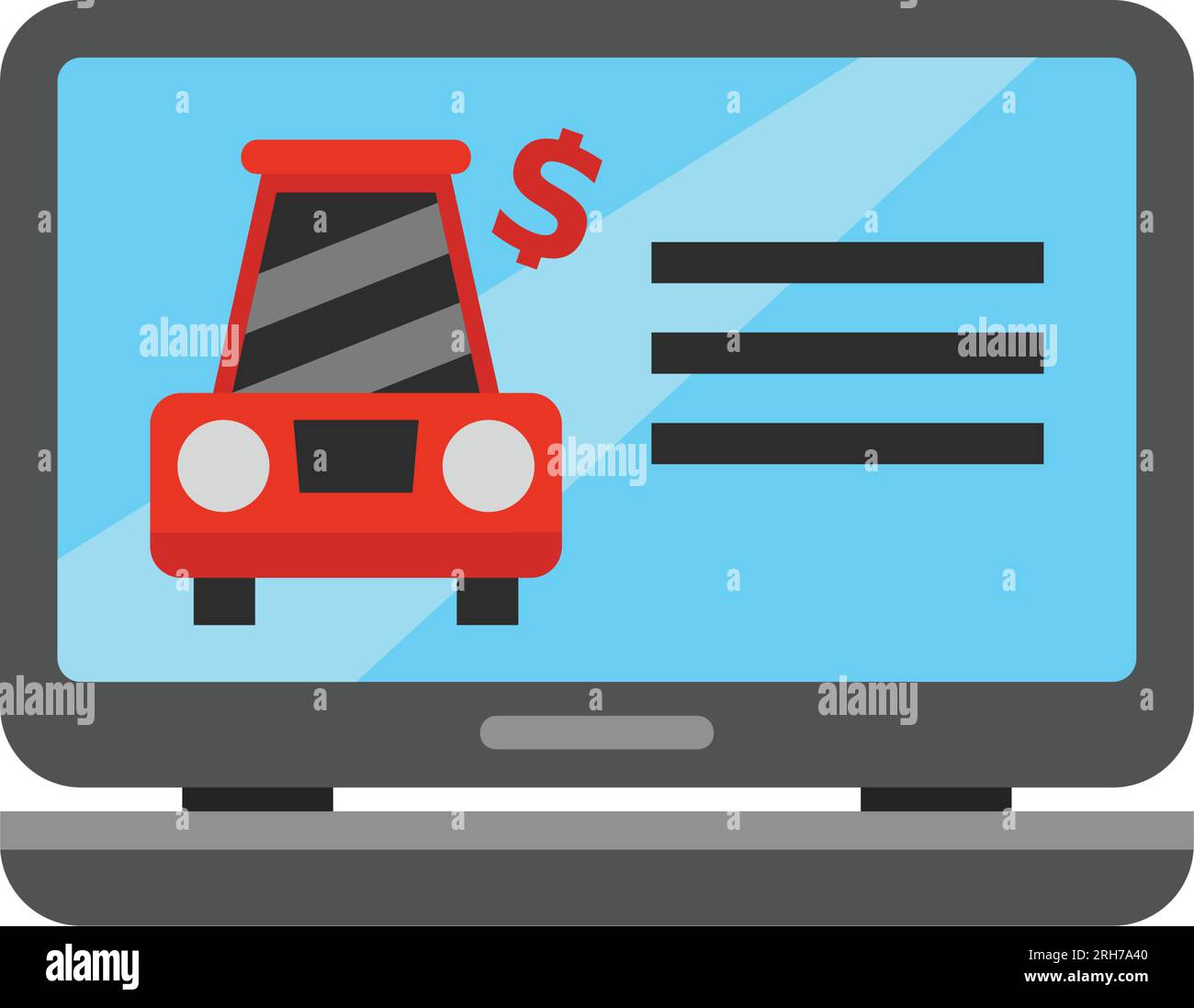 Selling cars website icon Stock Vector Image & Art - Alamy