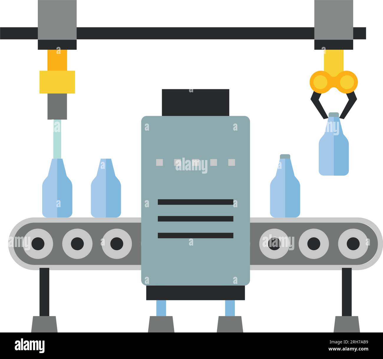 Equipment dairy factory milk production Stock Vector Images - Alamy