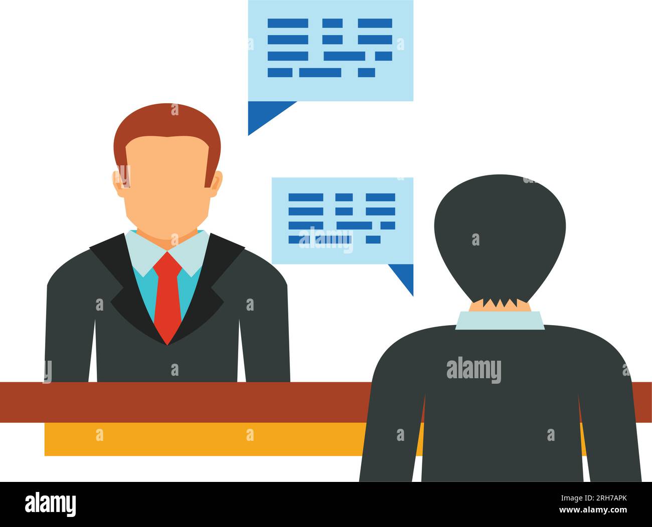 Candidate having job interview icon Stock Vector Image & Art - Alamy