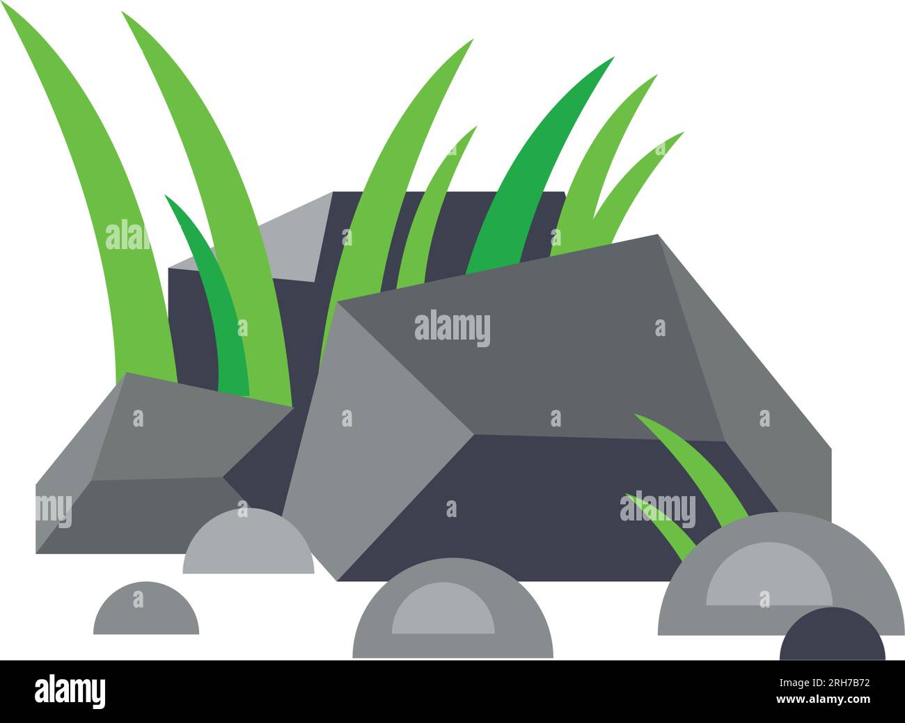 Multicolored stones Stock Vector Images - Alamy