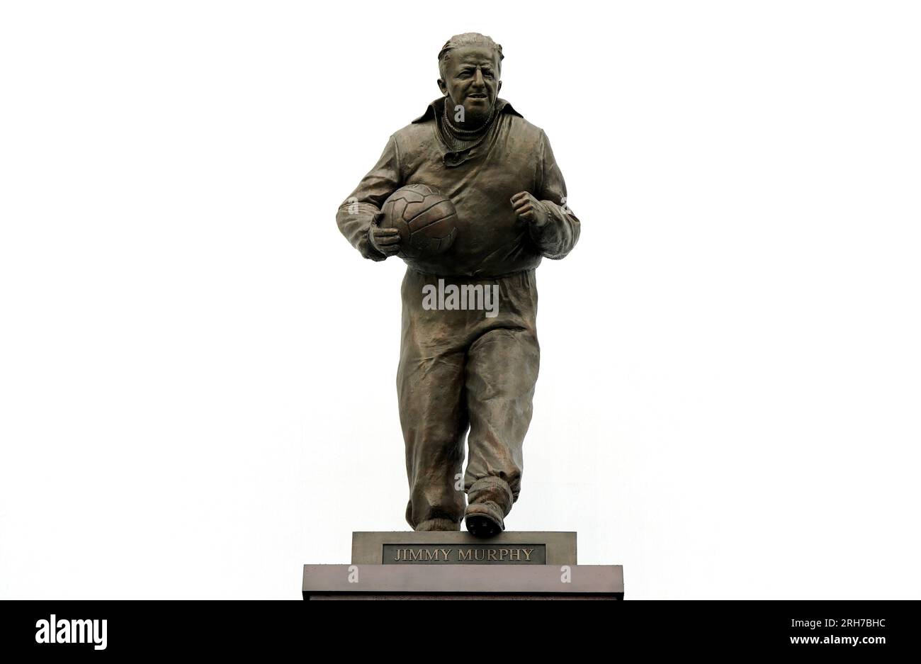 General view of a statue of former Manchester United manager Jimmy ...