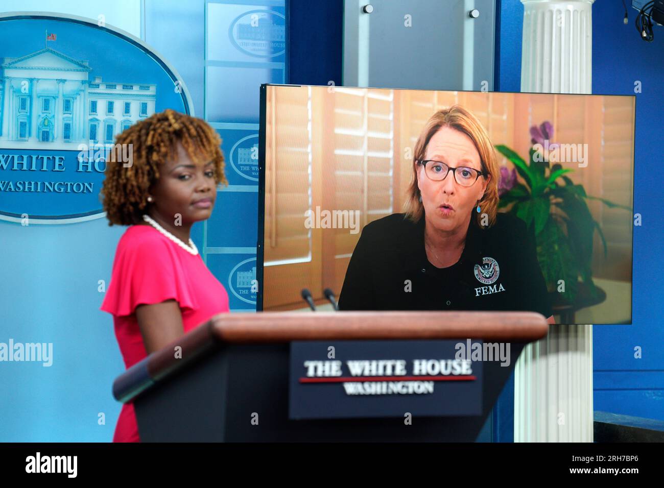 Washington, USA. 14th Aug, 2023. FEMA Administrator Deanne Criswell ...