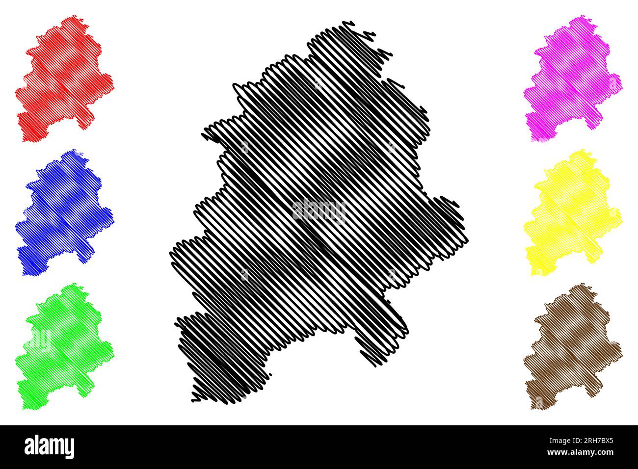 Northamptonshire vector map hi-res stock photography and images - Alamy