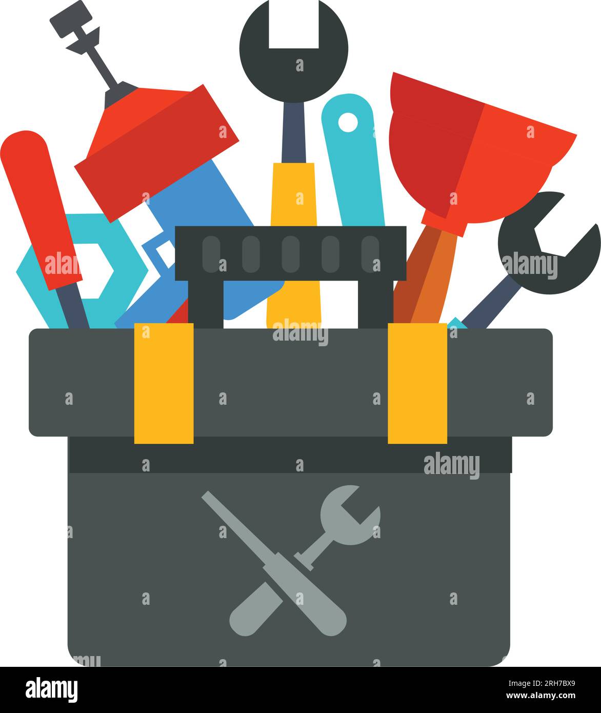 Tools instrument handyman kit Stock Vector Images - Alamy
