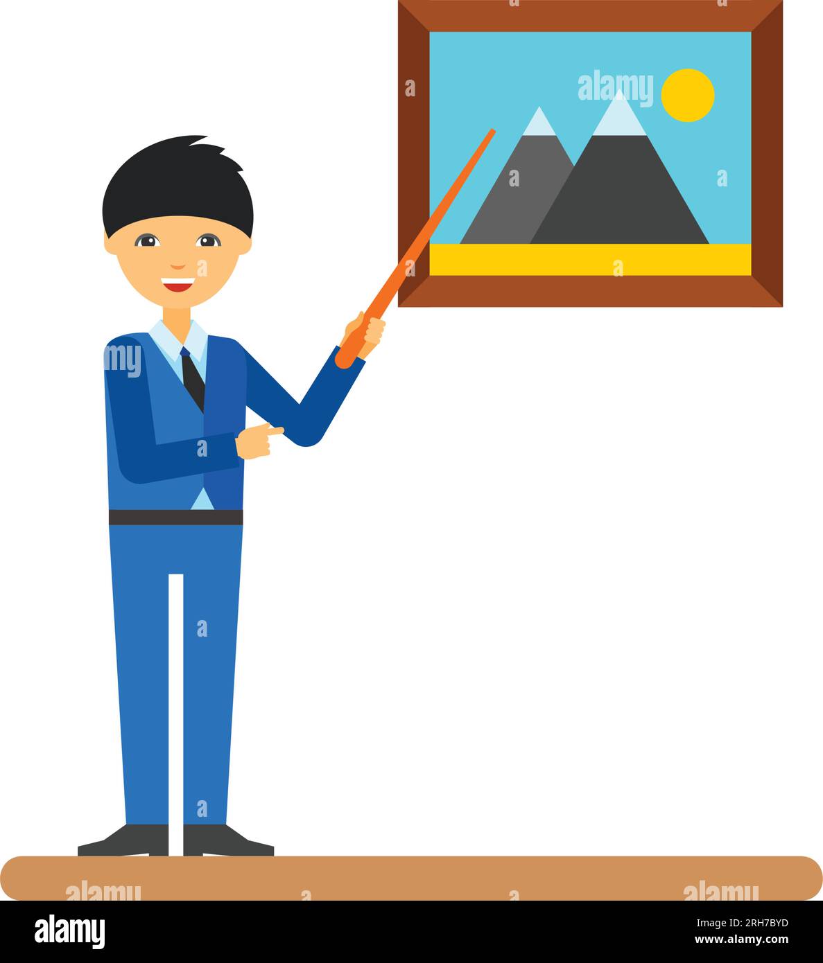 Museum guide icon Stock Vector Image & Art - Alamy