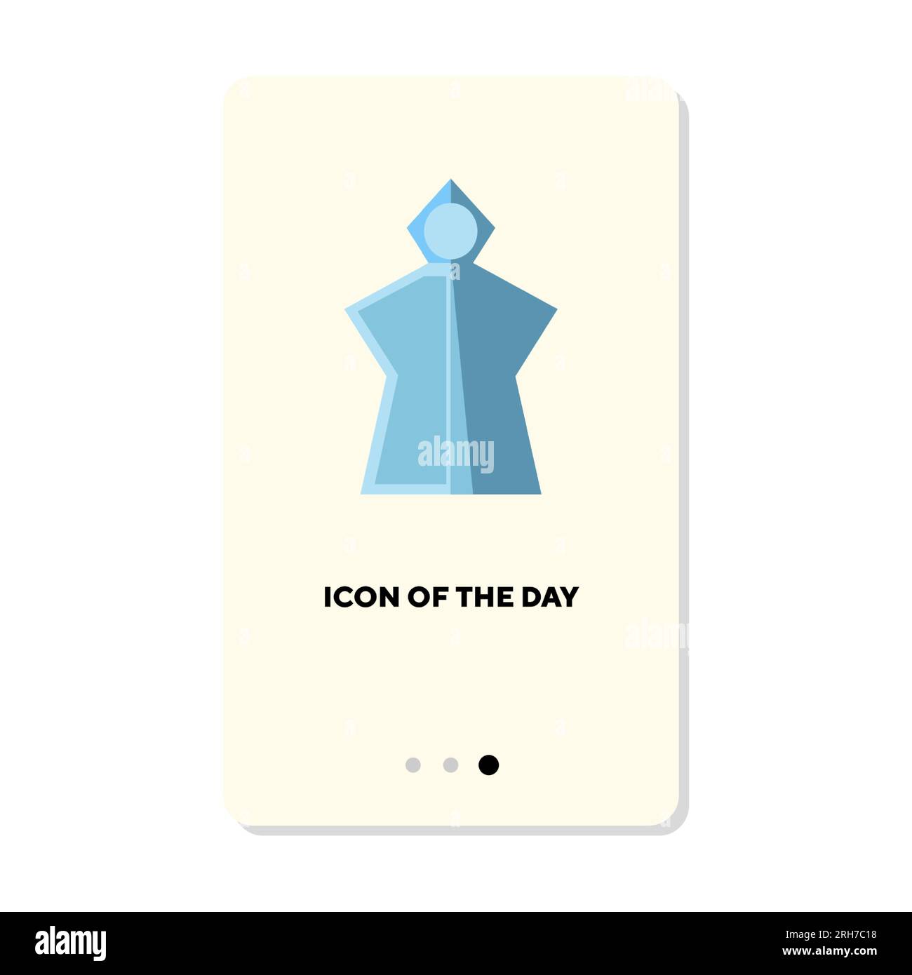 Blue raincoat Stock Vector Images - Alamy