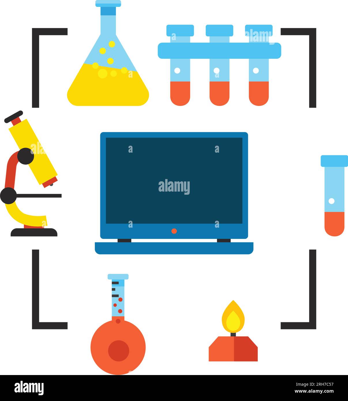 Laboratory concept icon Stock Vector Image & Art - Alamy