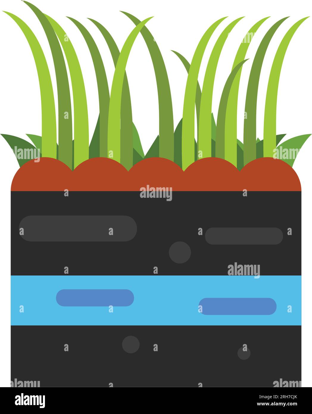 Grass growing icon Stock Vector Image & Art - Alamy