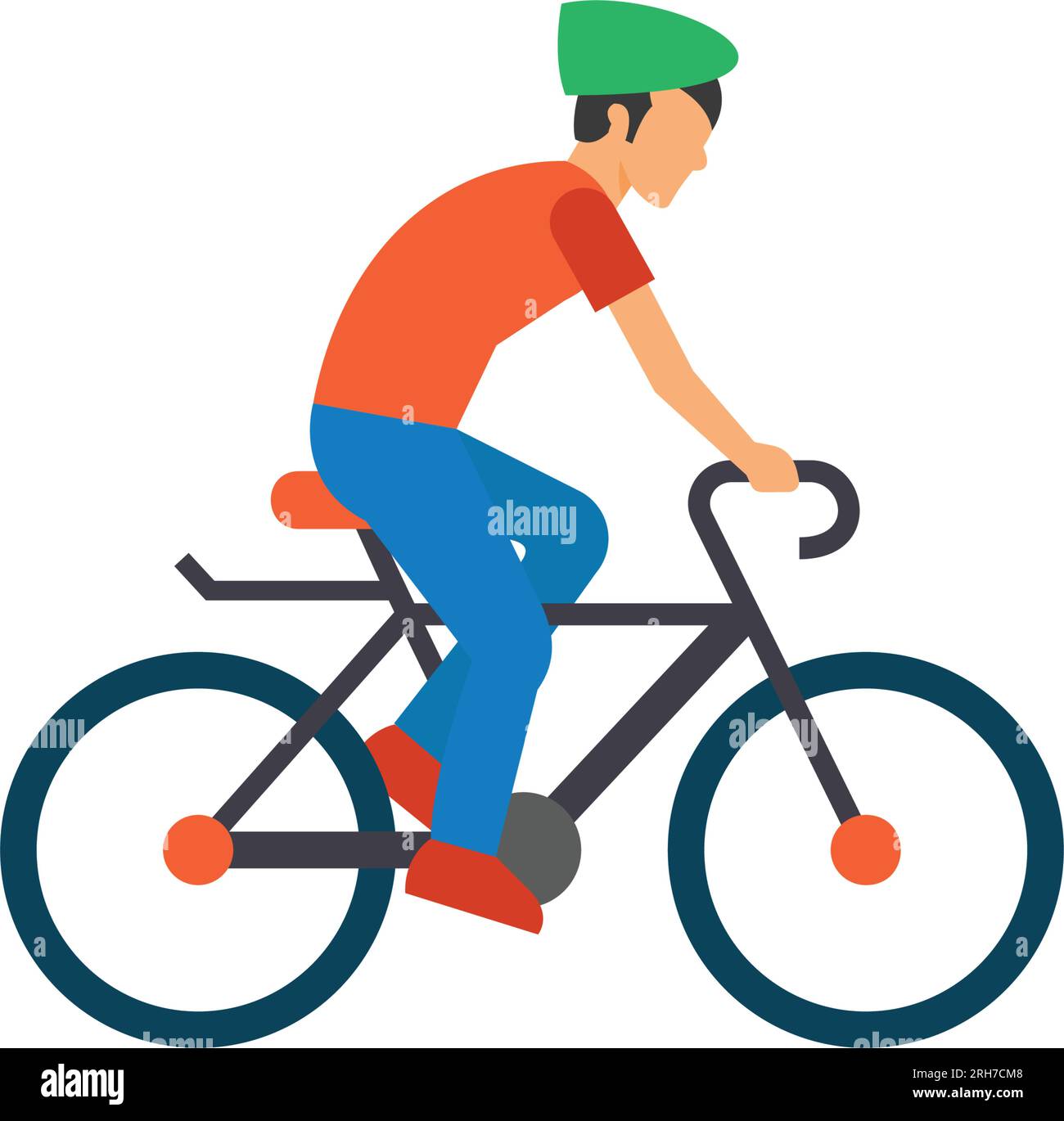 Cycling man icon Stock Vector Image & Art - Alamy
