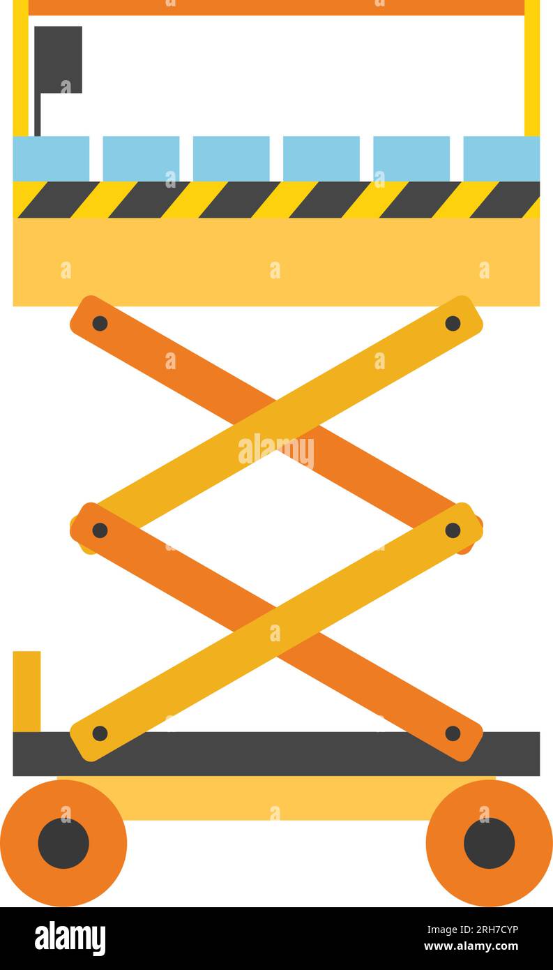 Scissors lift vector icon Stock Vector Image & Art - Alamy