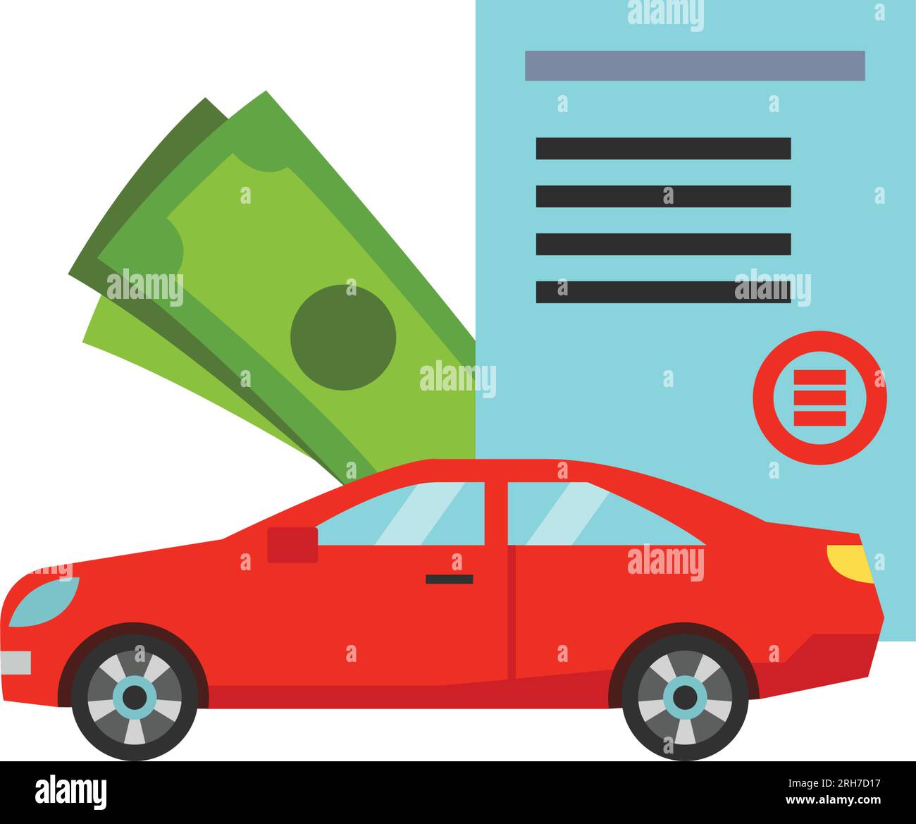 Car loan application Cut Out Stock Images & Pictures - Alamy