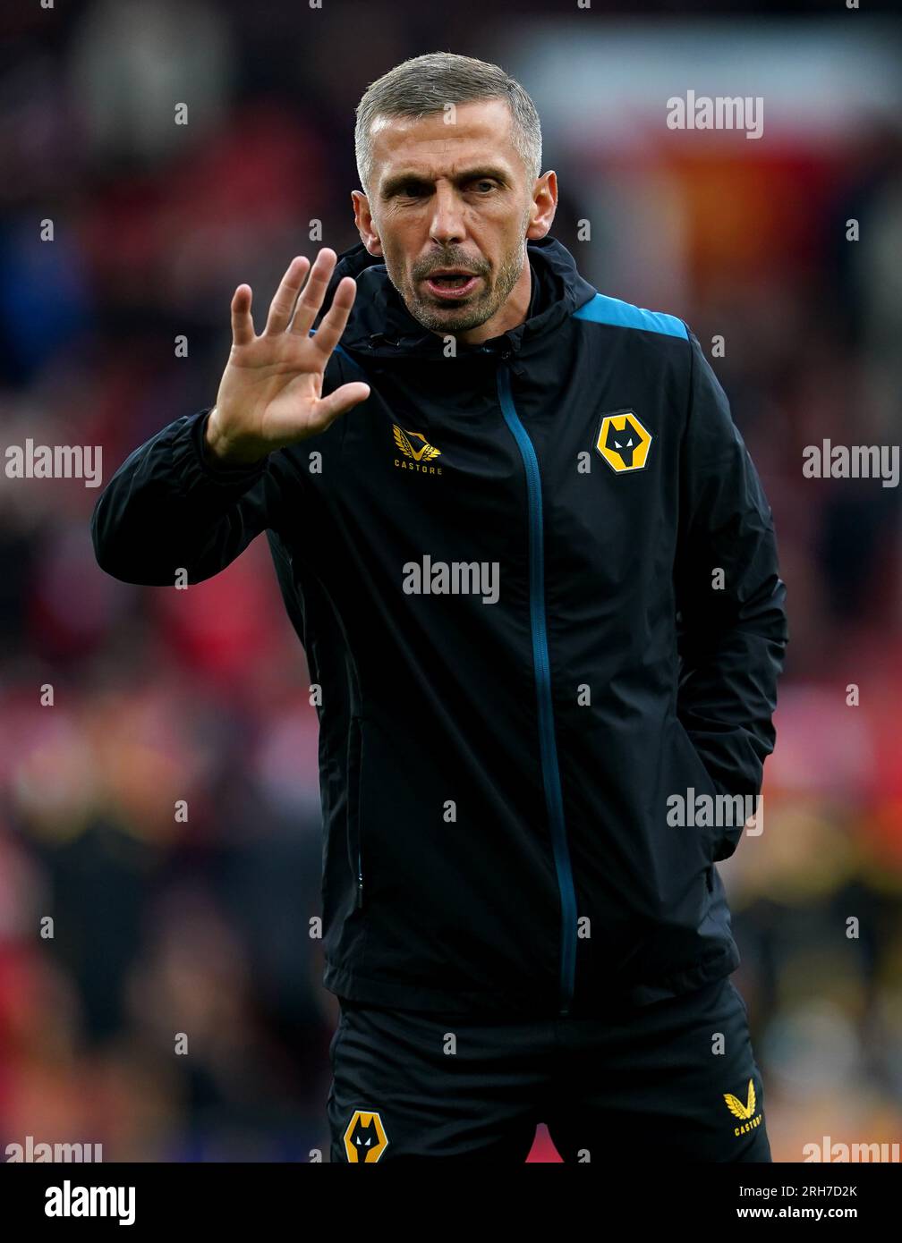 Wolverhampton Wanderers manager Gary O'Neil before the Premier League ...