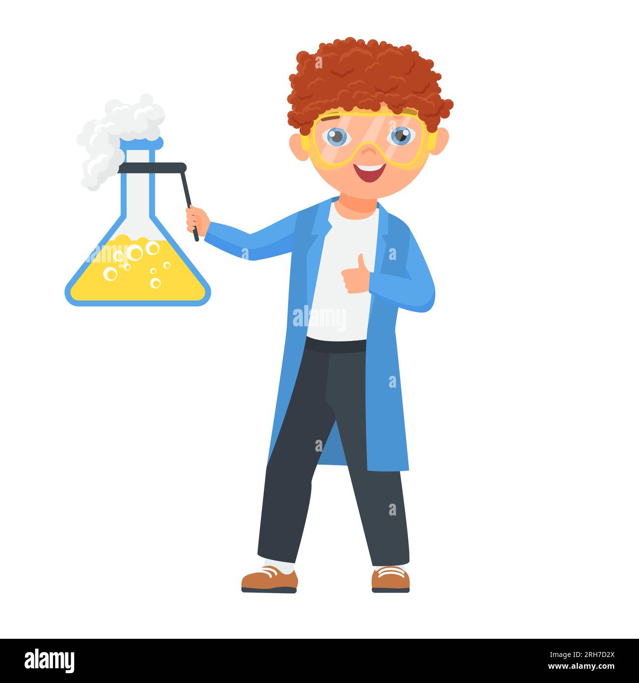 Little boy scientist worker. Future profession for children, job ...