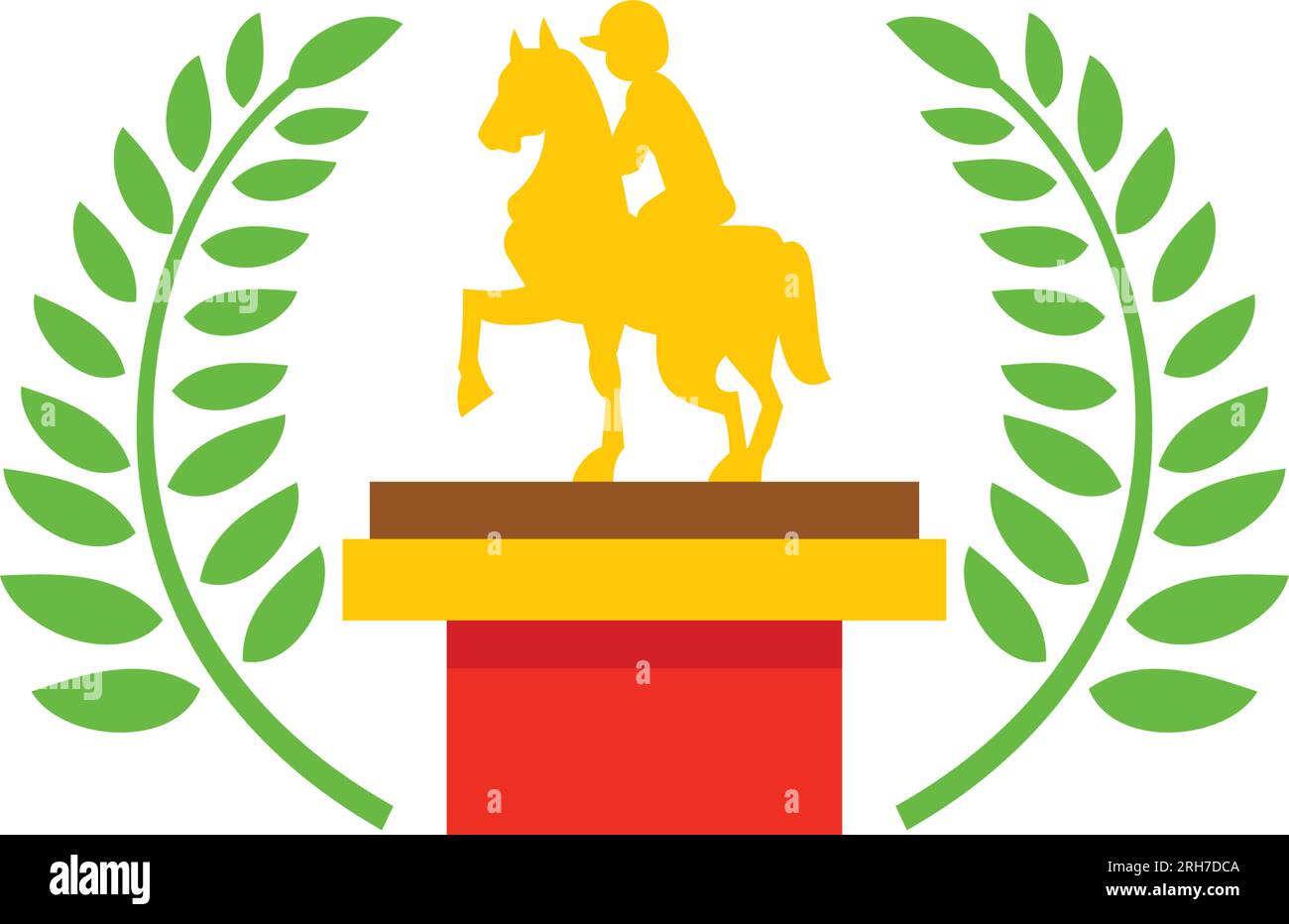 Horse riding polo flat Cut Out Stock Images & Pictures - Alamy