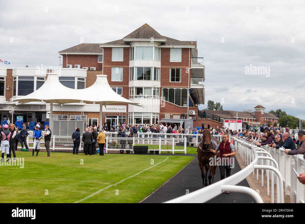 The parade ring at ayr racecourse hi-res stock photography and images ...