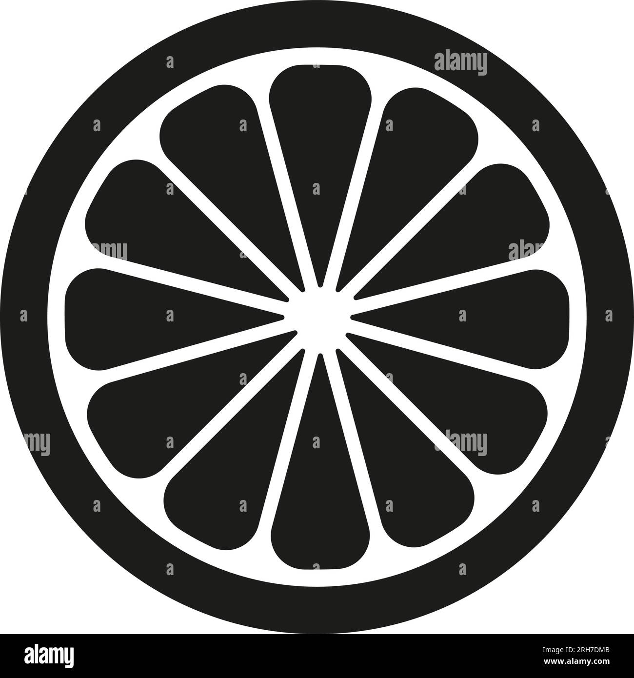 Citrus slice icon Stock Vector Image & Art - Alamy
