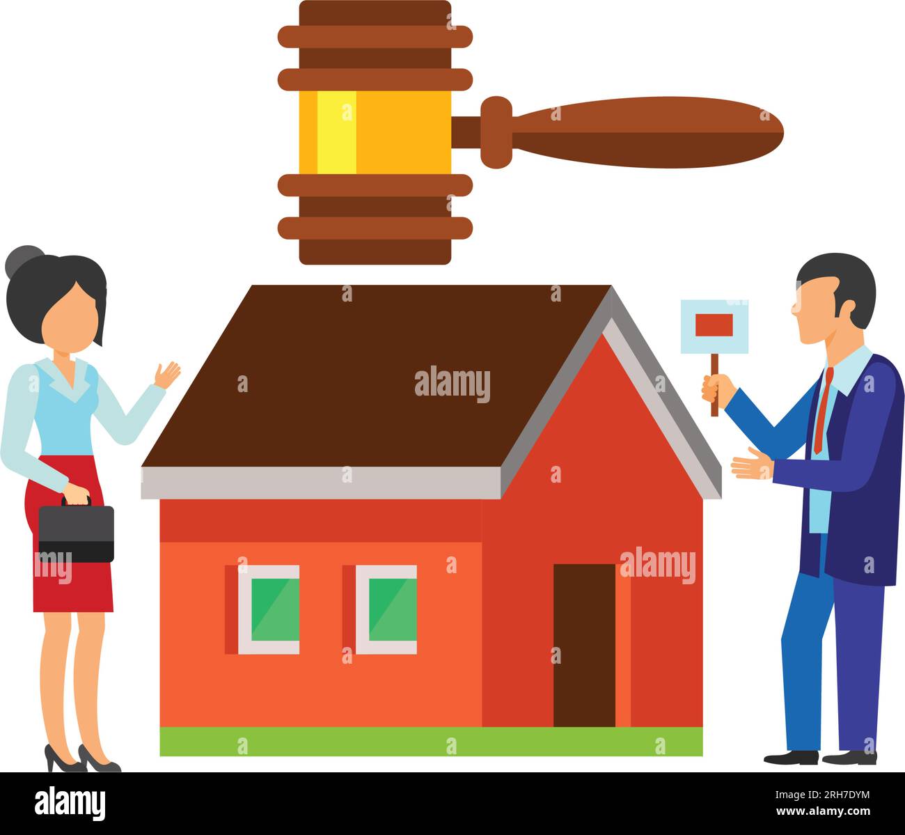 Architecture man woman building Cut Out Stock Images & Pictures - Alamy