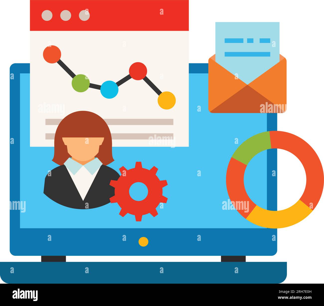 Work programs Stock Vector Images - Alamy