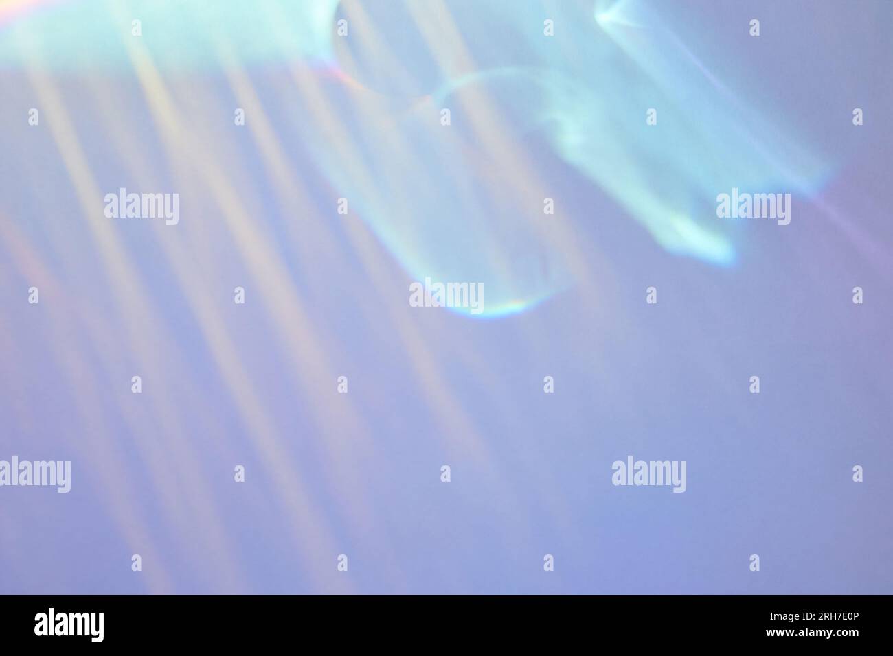 Abstract ethereal rainbow light overlay effect, holographic light ...