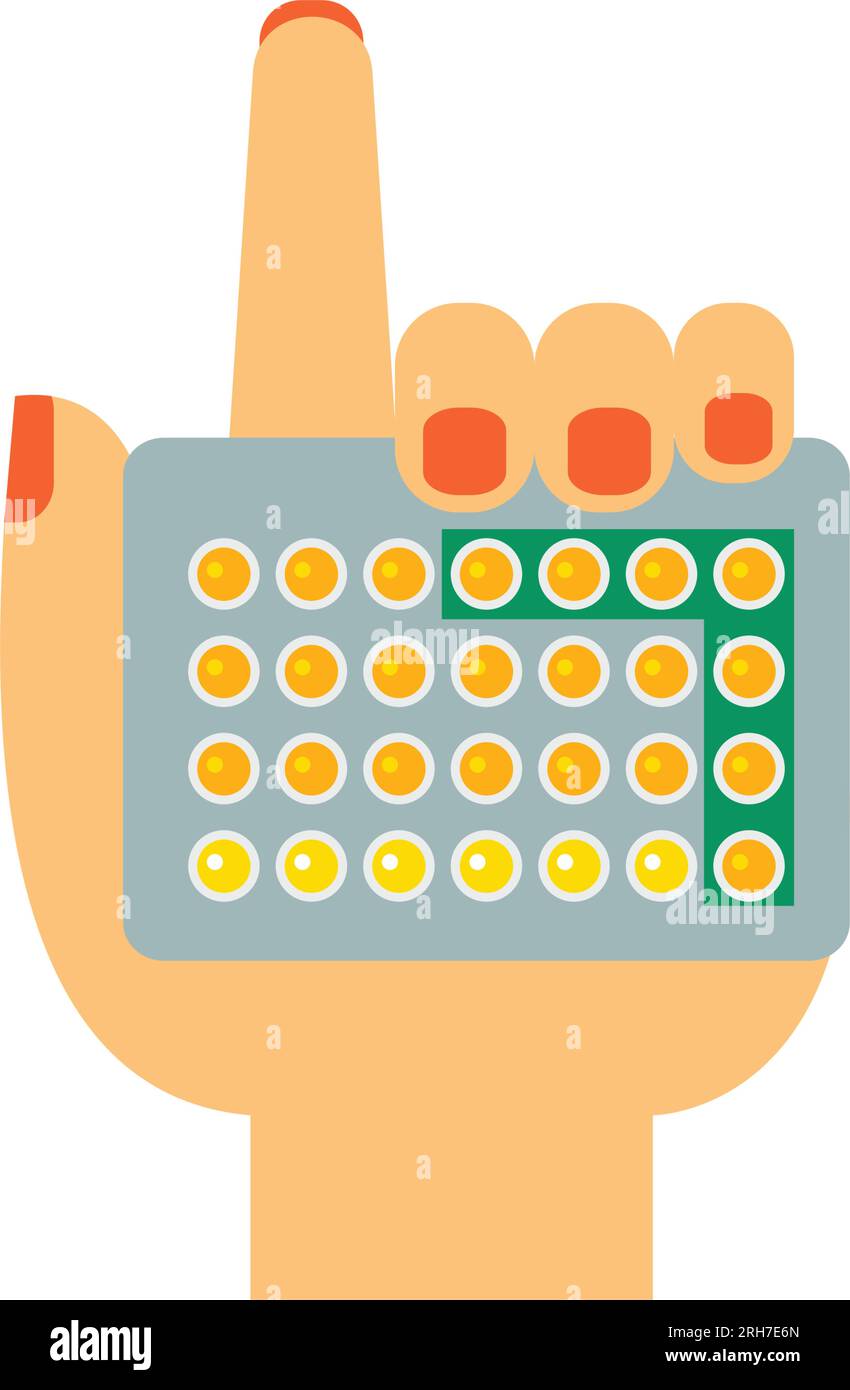 Birth control icon female Cut Out Stock Images & Pictures - Alamy