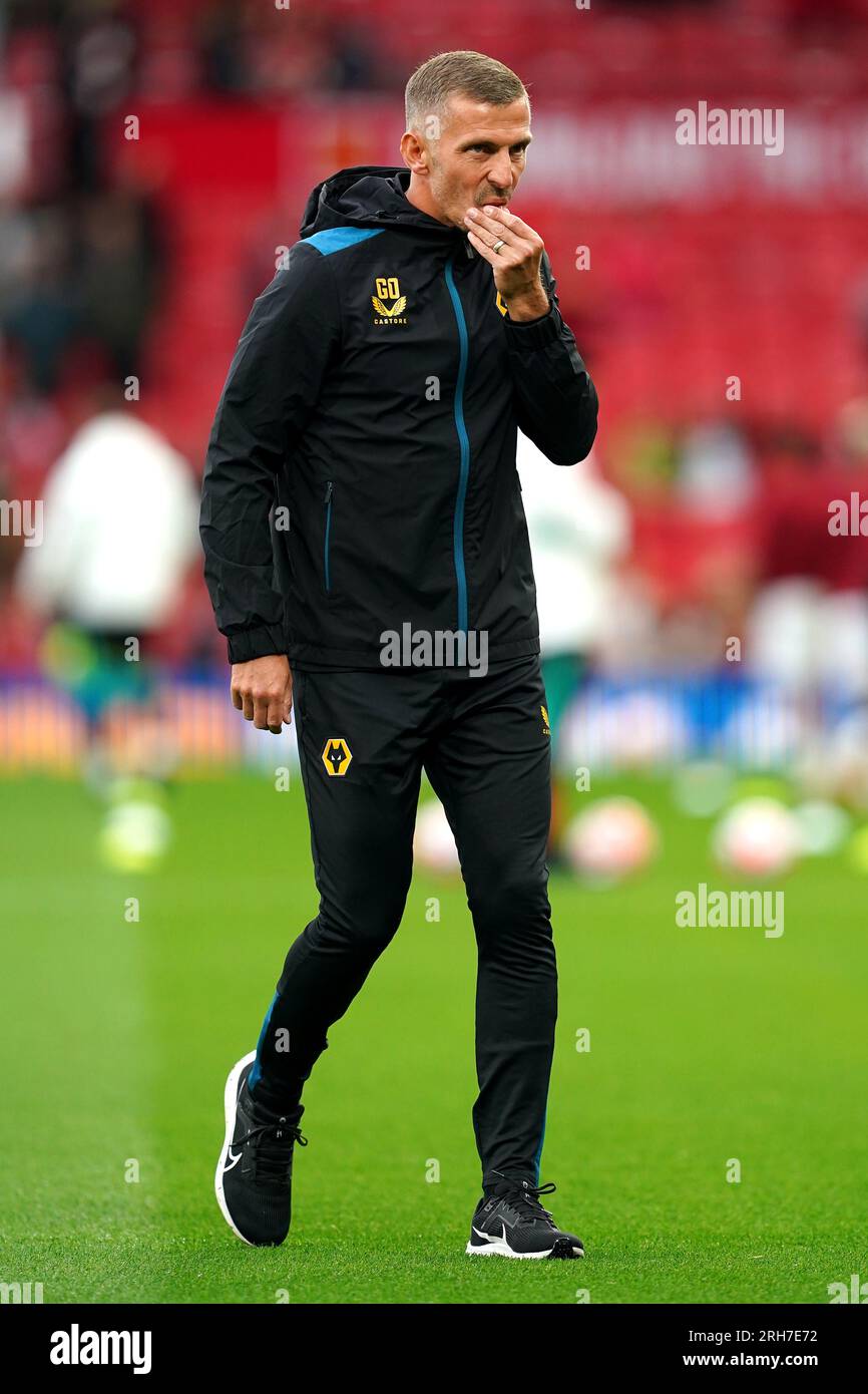 Wolverhampton Wanderers manager Gary O'Neil before the Premier League ...