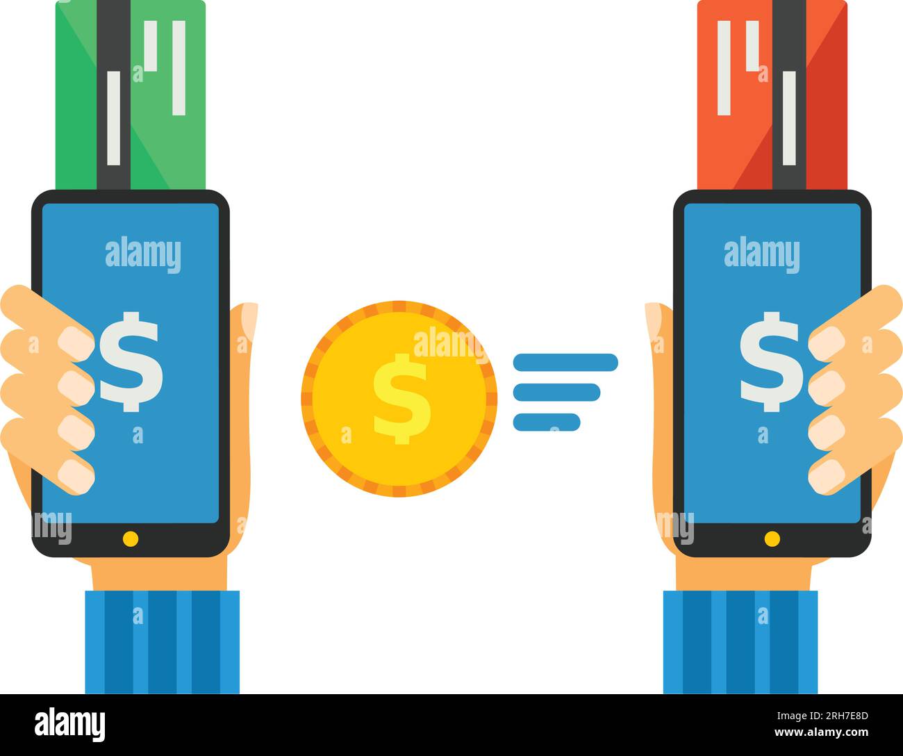 Transferring money via mobile banking icon Stock Vector Image & Art - Alamy