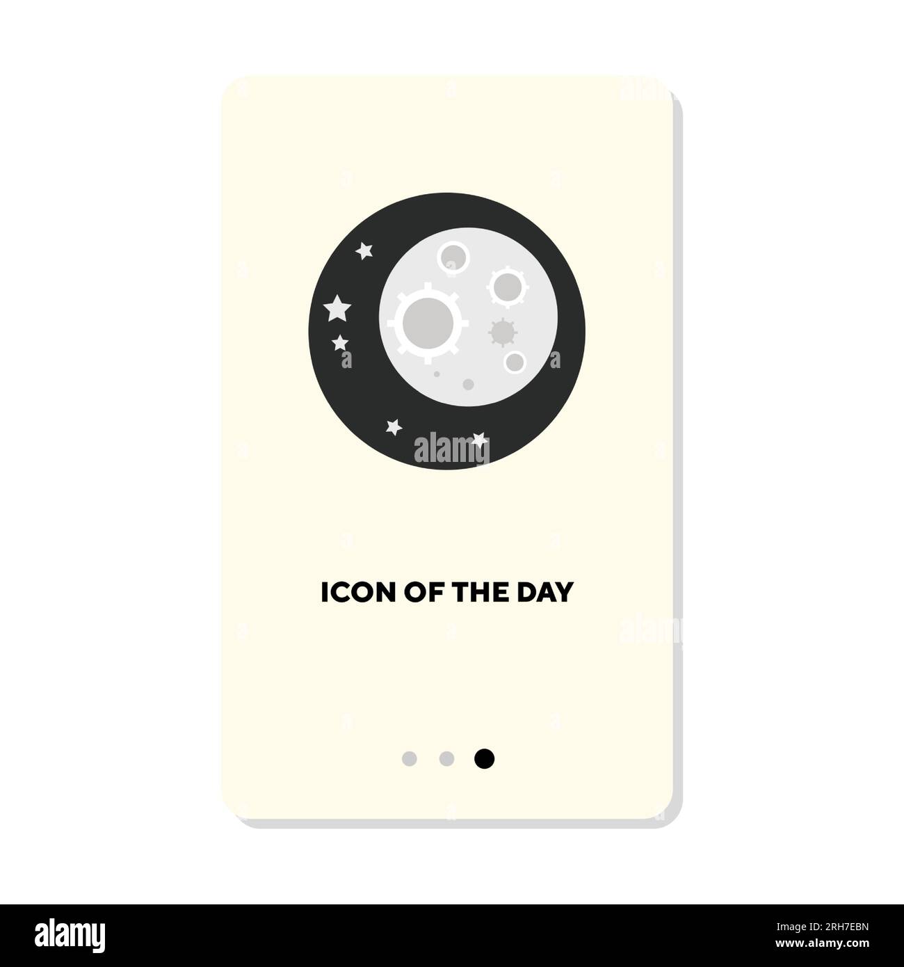 Moon space satellite sky Cut Out Stock Images & Pictures - Alamy