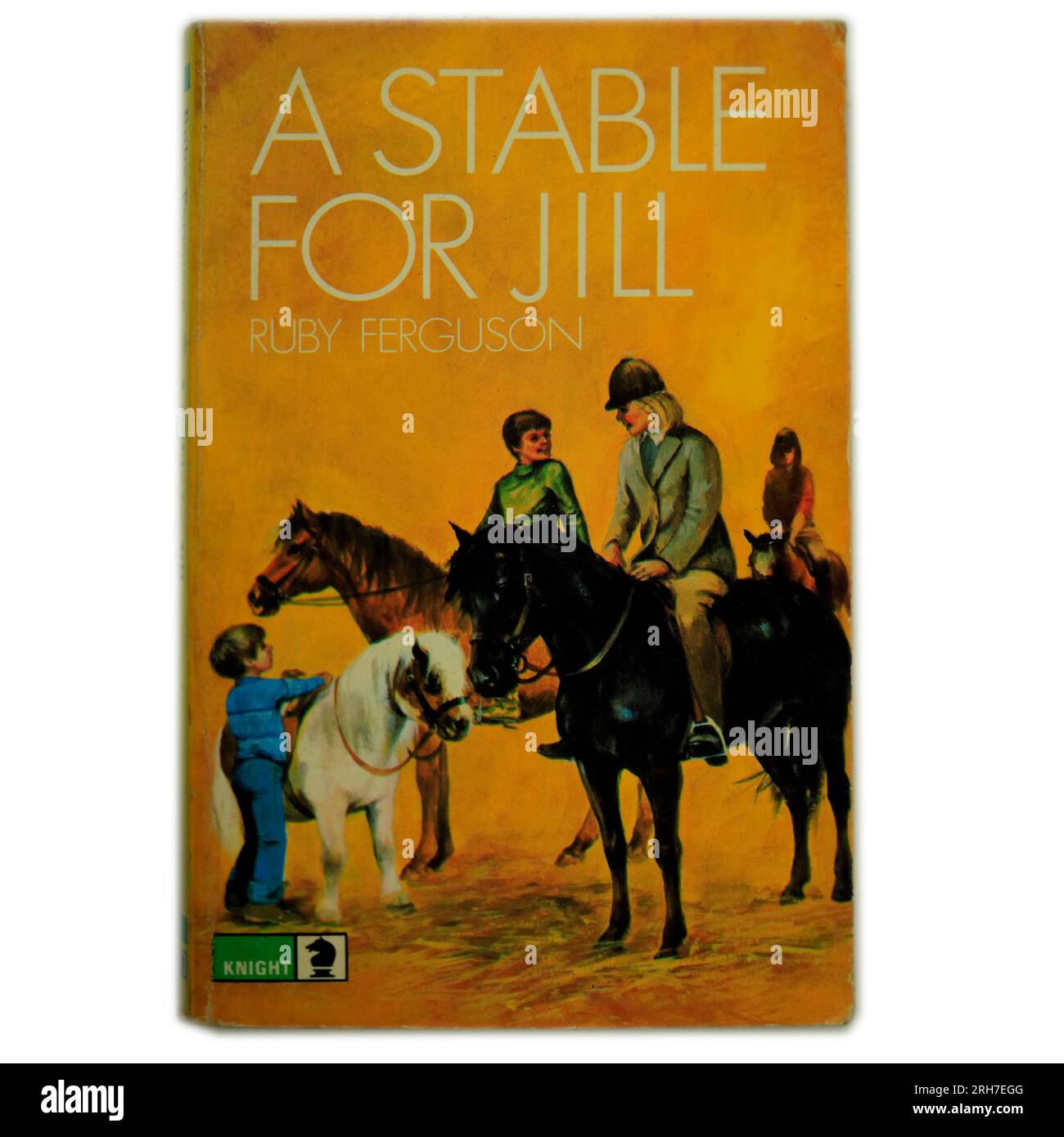 A Stable for Jill by Ruby Ferguson paperback old book cover. Studio set ...