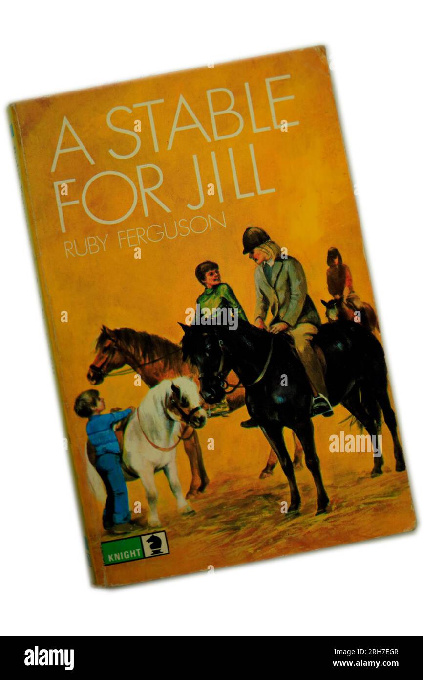 A Stable for Jill by Ruby Ferguson paperback old book cover. Studio set ...