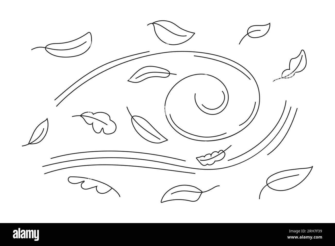 Cartoon gust wind Cut Out Stock Images & Pictures - Alamy