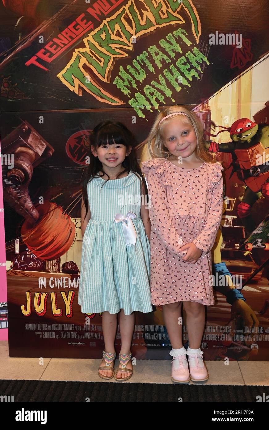 London, UK. 14th Aug, 2023. Josie Leong and Erin Grace attends the ...