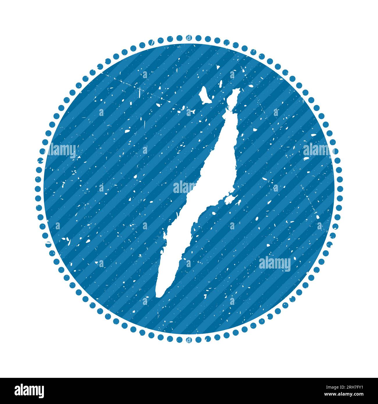 Cebu striped retro travel sticker. Badge with map of island, vector ...